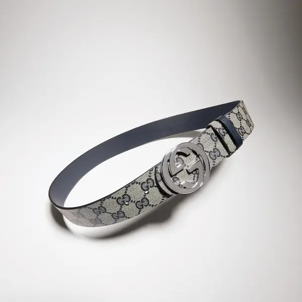 Gucci Reversible Belt With Interlocking G Buckle