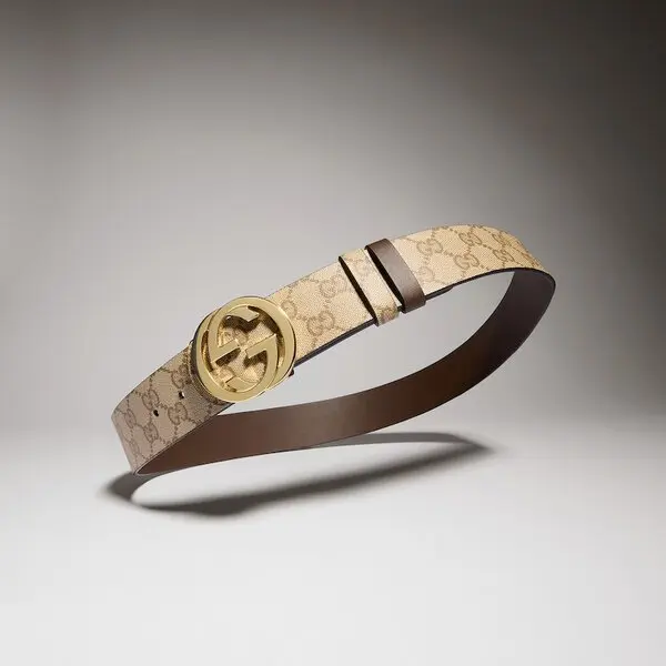 Gucci Reversible Belt With Interlocking G Buckle