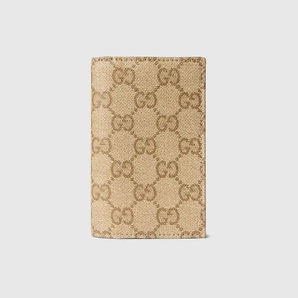 Gucci Essence Classic Card Case Leather - Beige