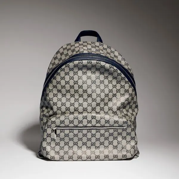 Gucci Essence Classic Medium Backpack Gg Canvas