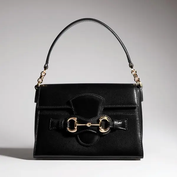 Gucci Small Top Handle Bag With Horsebit Leather