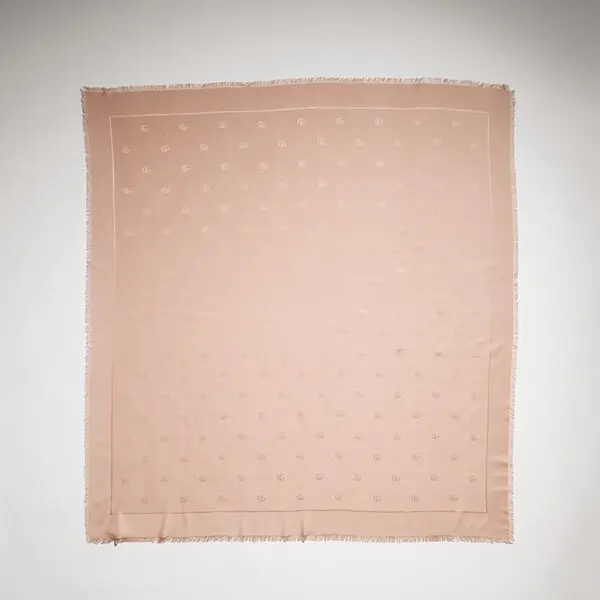 Gucci Double G Silk Wool Shawl