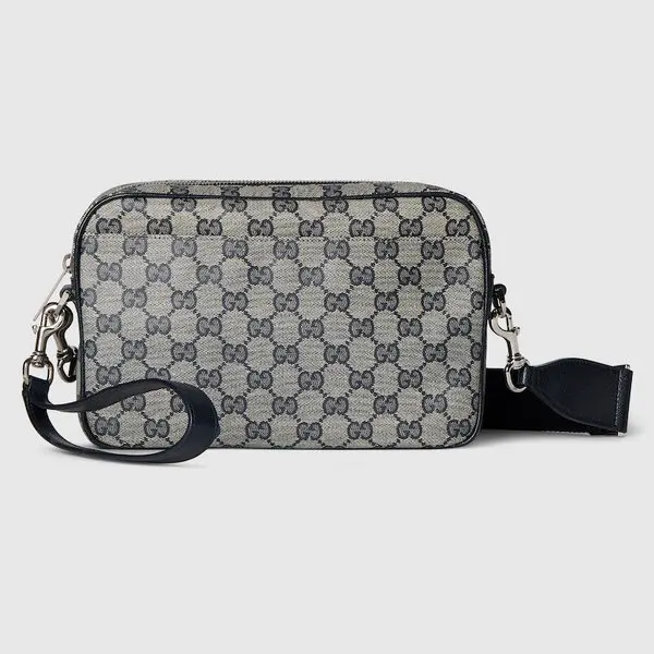 Gucci Gg Canvas Small Crossbody Bag - Blue