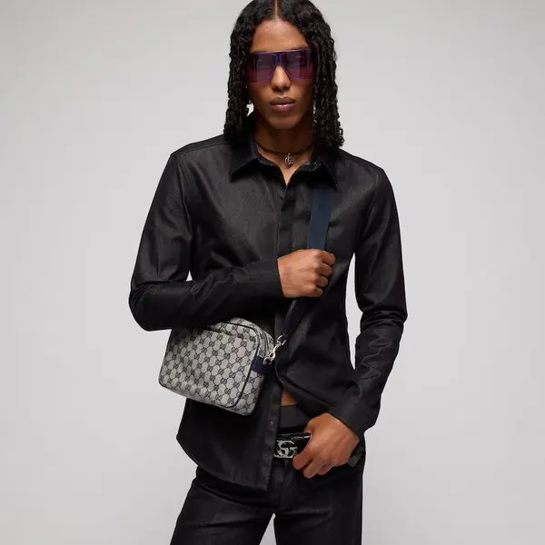 Gucci Gg Canvas Small Crossbody Bag