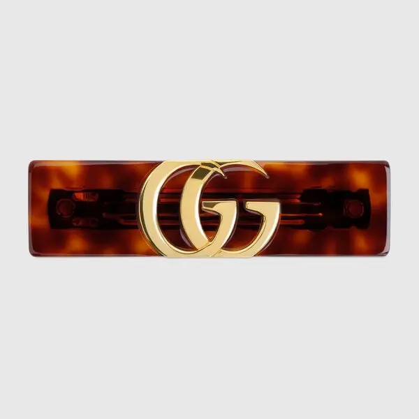Gucci Double G Hair Clip - Resin