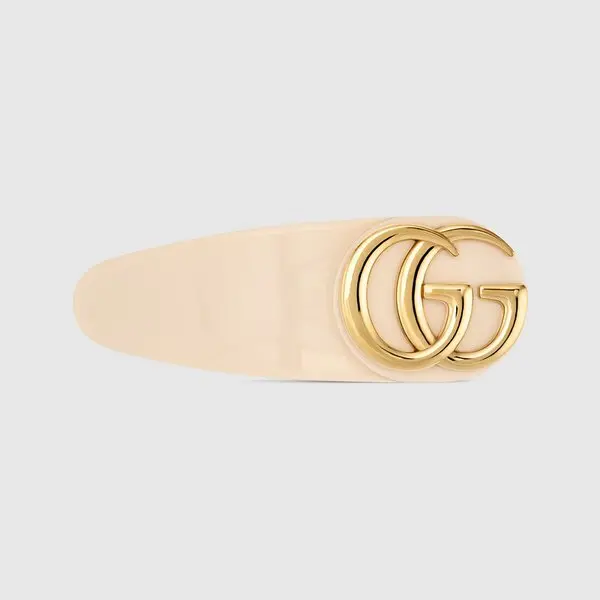 Gucci Double G Hair Clip - Resin