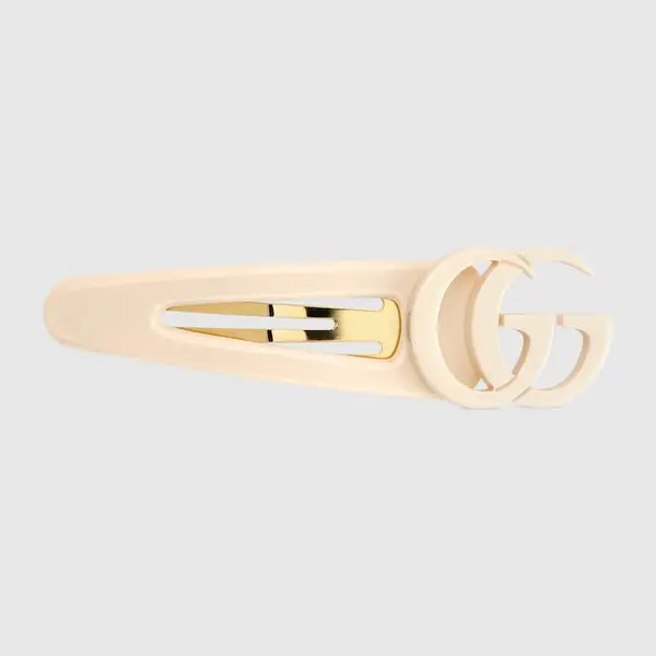 Gucci Double G Hair Clip - Resin