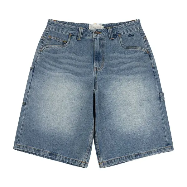 DIME Classic Denim Shorts 'sandblasted Indigo - Blue