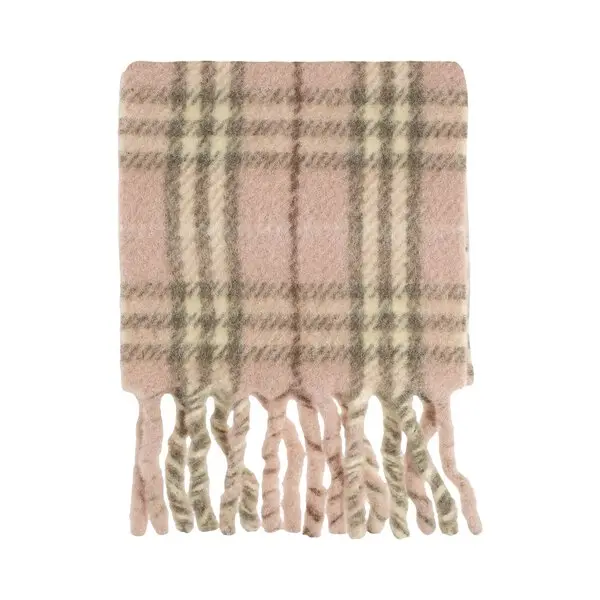 Burberry Mu Small Check Scarf 'teacup - Pink