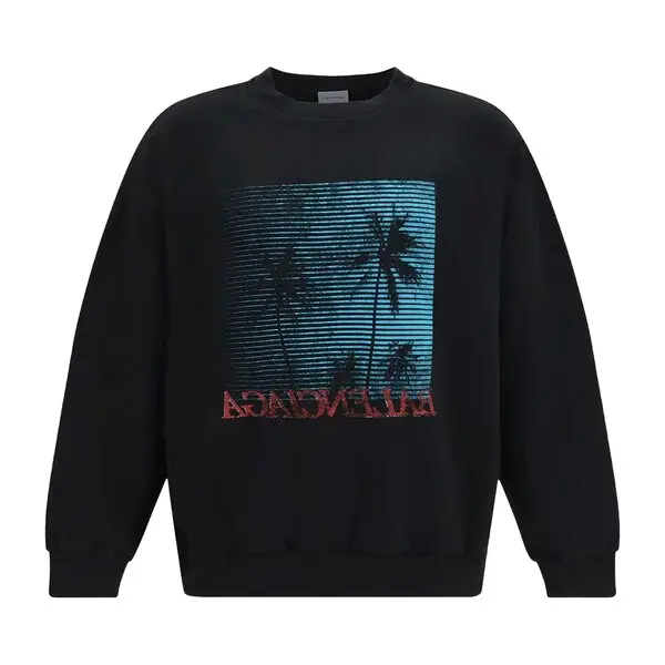 Balenciaga Palm-print Cotton Sweater