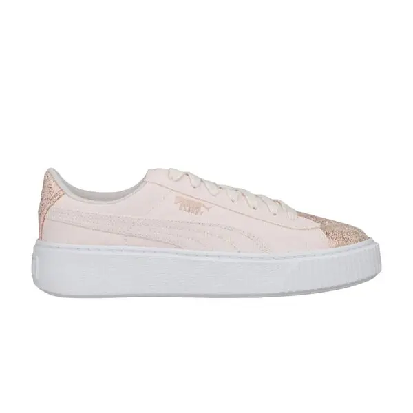 PUMA Wmns Basket Platform 'pearl Rose Gold