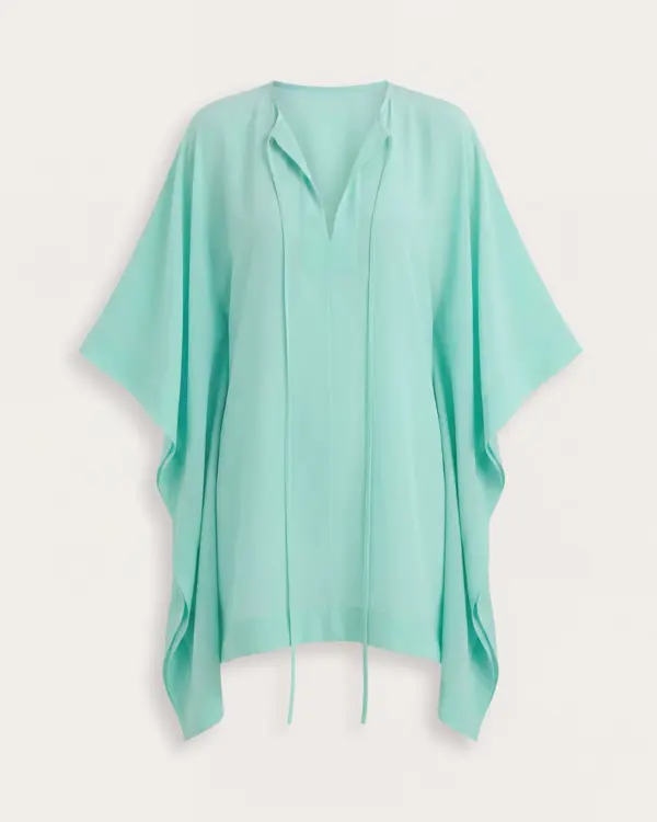 Bondi Born Orta Silk Caftan Mini Dress