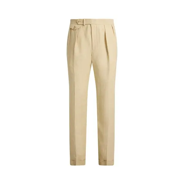 Ralph Lauren Gregory Hand-tailored Linen Trousers