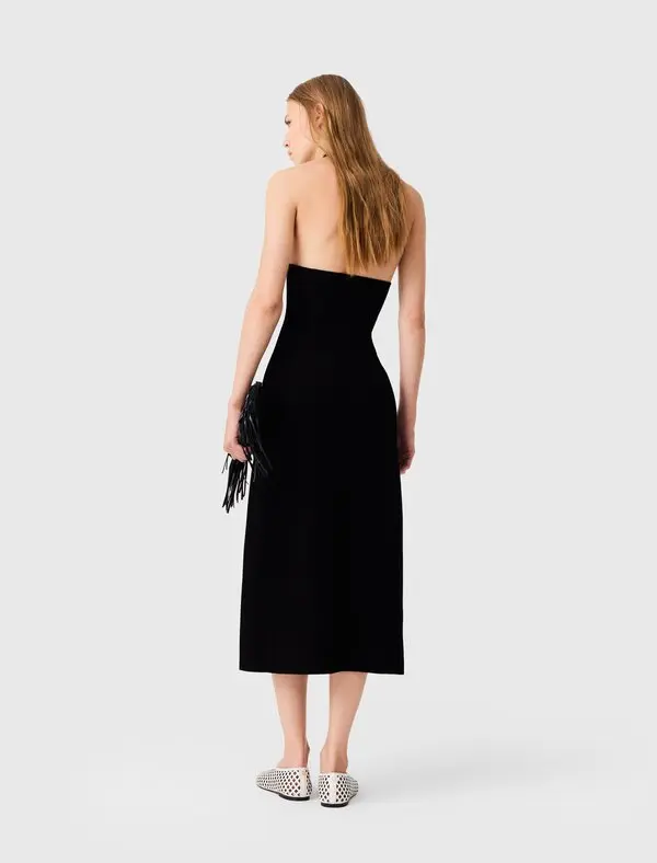 Maje Dress With Floral Jewel Details