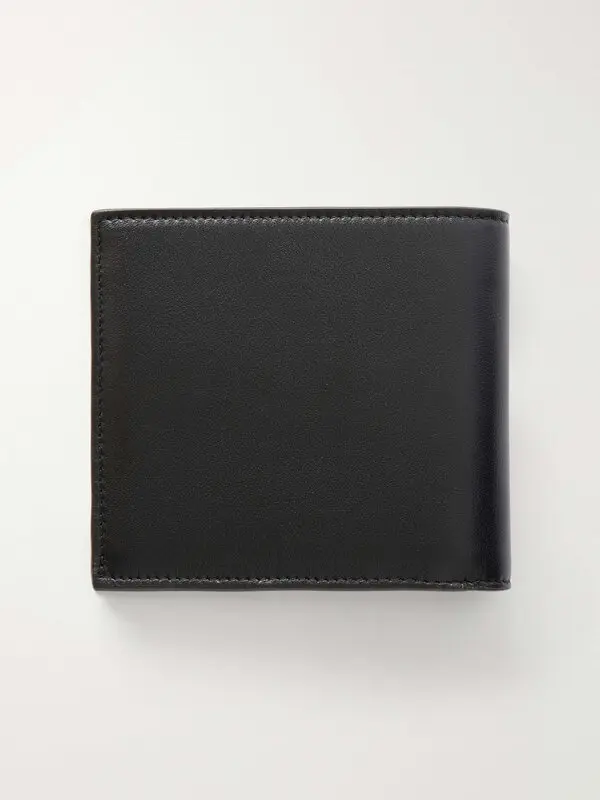 Celine Logo-print Leather Billfold Wallet