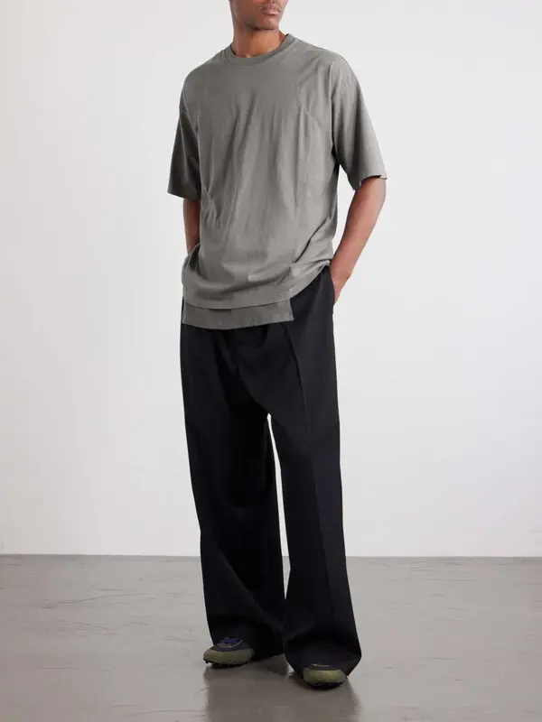MAISON MARGIELA Layered Cotton-jersey T-shirt
