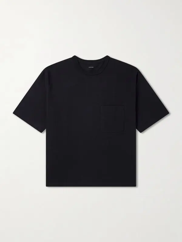 LEMAIRE Cotton Jersey T-shirt - Black