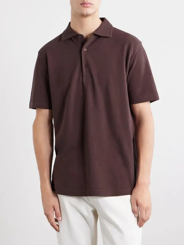 Frescobol Carioca Luca Organic Cotton Piqué Polo Shirt