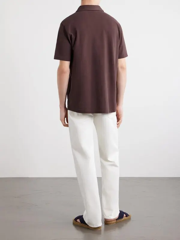 Frescobol Carioca Luca Organic Cotton Piqué Polo Shirt