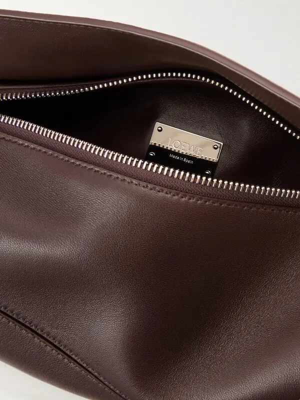 Loewe Puzzle Featherlight Sling Leather Belt Bag - Brown