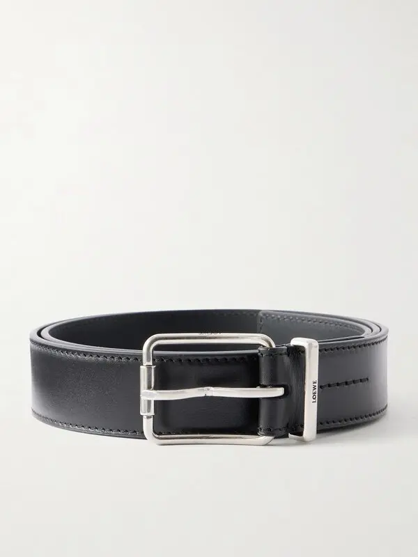 Loewe 3.2cm Leather Belt - Black