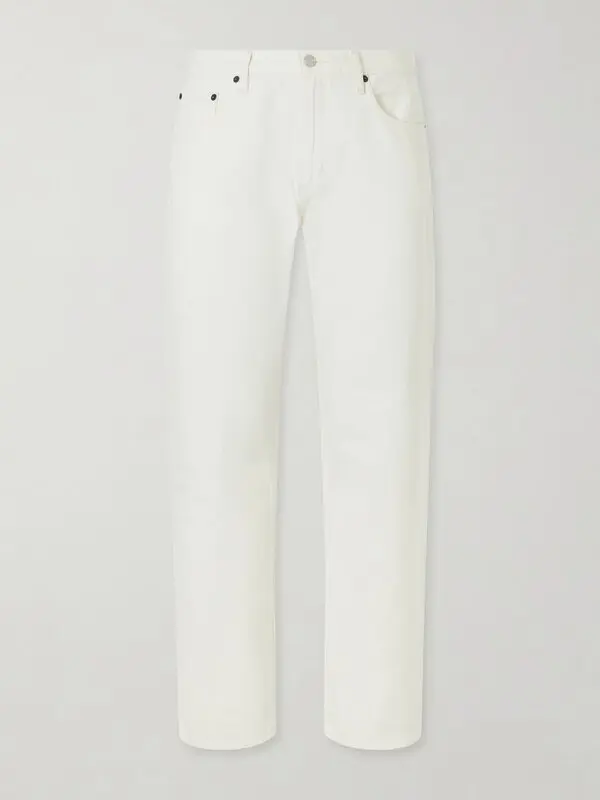 FRAME Straight-leg Jeans - White