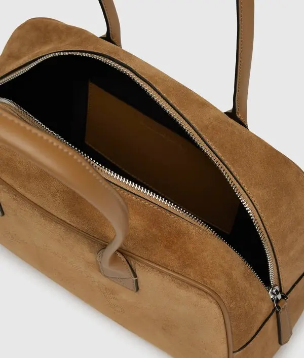 Karl Lagerfeld Suede Bowling Bag