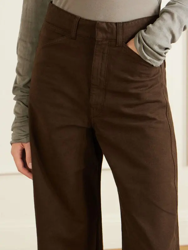 LEMAIRE High-waist Wide-leg Jeans