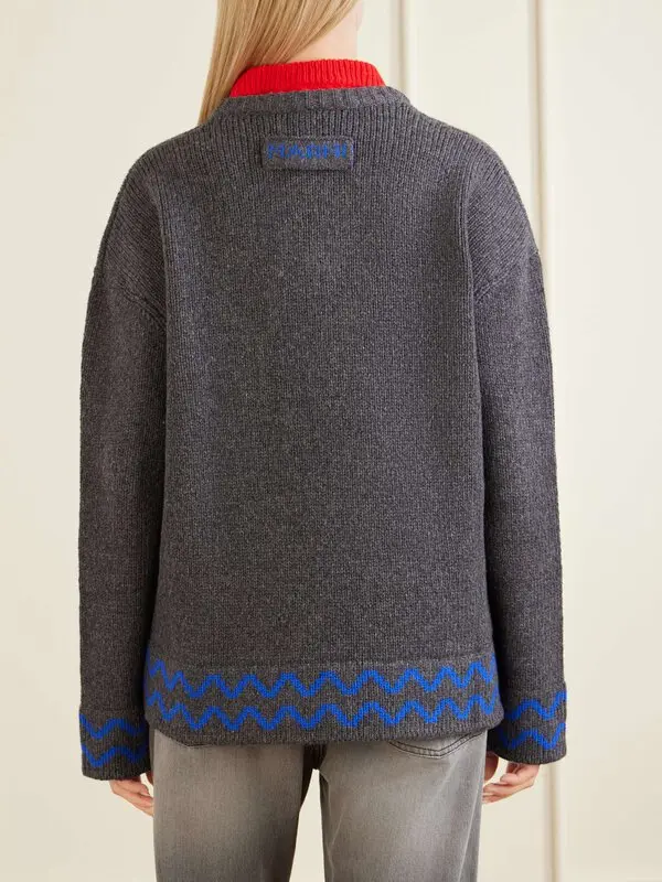 Marni Layered Wool Sweater