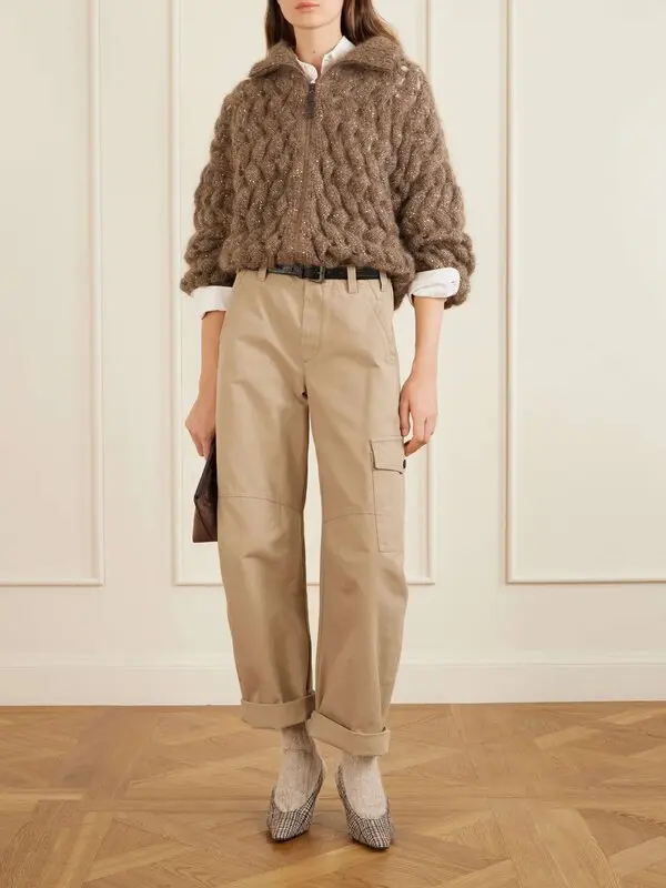 Brunello Cucinelli High-rise Barrel Jeans