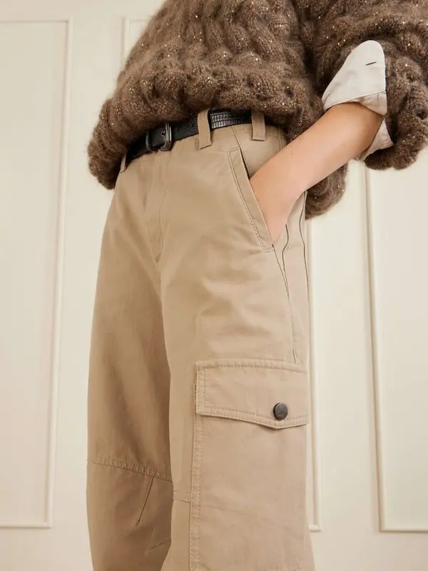 Brunello Cucinelli High-rise Barrel Jeans
