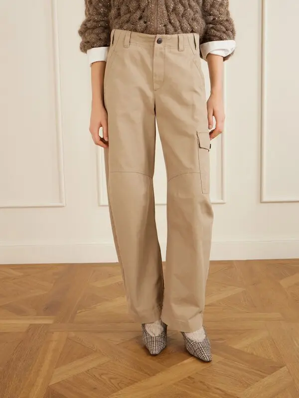 Brunello Cucinelli High-rise Barrel Leg Jeans