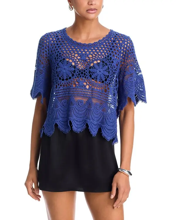 Aqua Crochet Top Exclusive