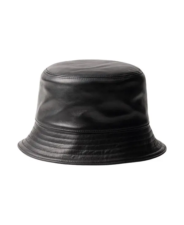 Prada Nappa Leather Bucket Hat