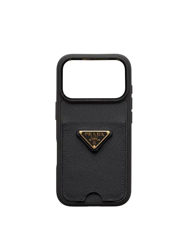 Prada Saffiano Leather Case For Iphone 17 Pro