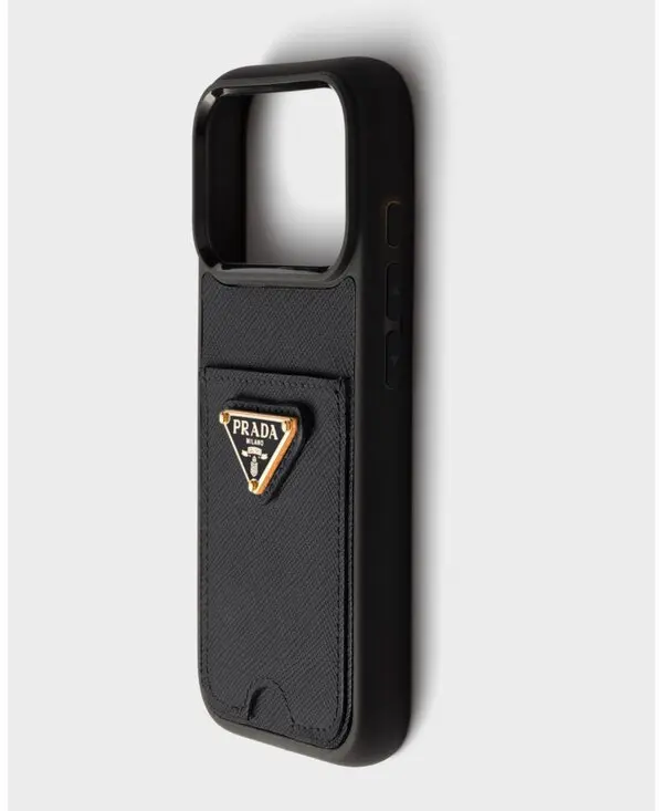 Prada Saffiano Leather Case For Iphone 17 Pro