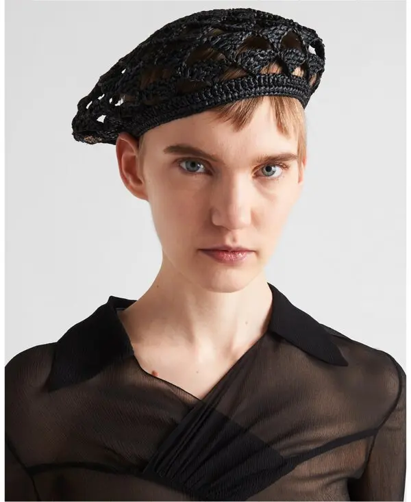 Prada Crochet Beret