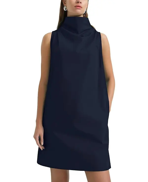 MARCELLA Minna Cropped Dress - Deep Indigo