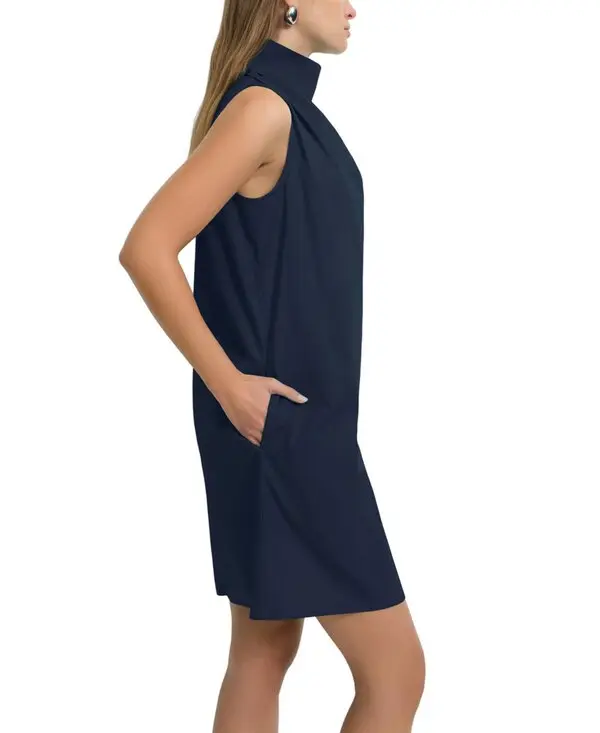 MARCELLA Minna Cropped Dress - Deep Indigo