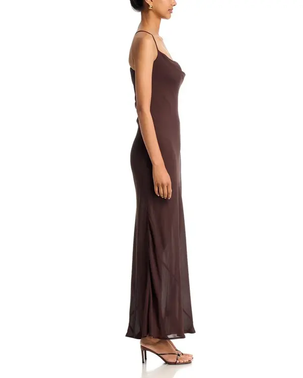 AFRM Cheryl Cowl Neck Maxi Dress
