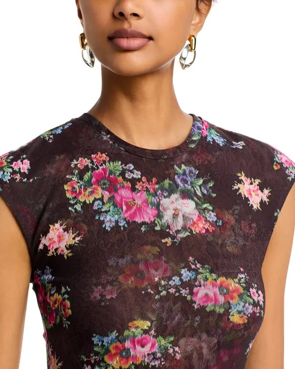 AFRM Mylo Maxi Dress - Java Snake Floral