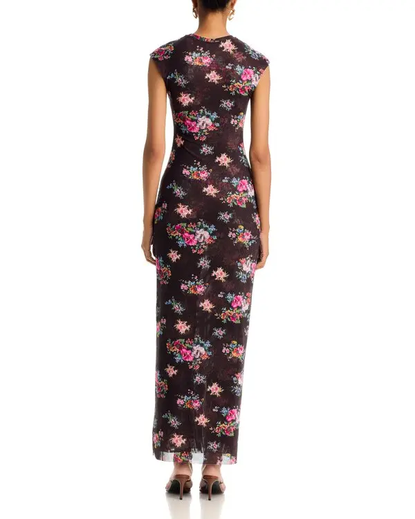 AFRM Mylo Maxi Dress - Java Snake Floral