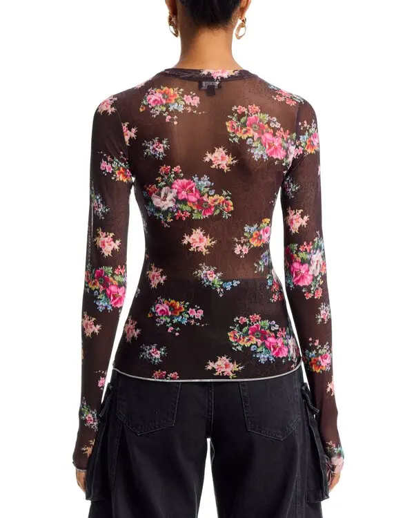 AFRM Kaylee Burnout Velvet Top