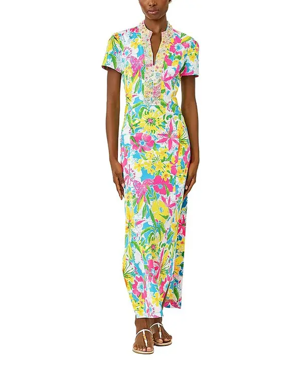 Lilly Pulitzer® Velora Maxi Romper - Multi Lovely Lilly