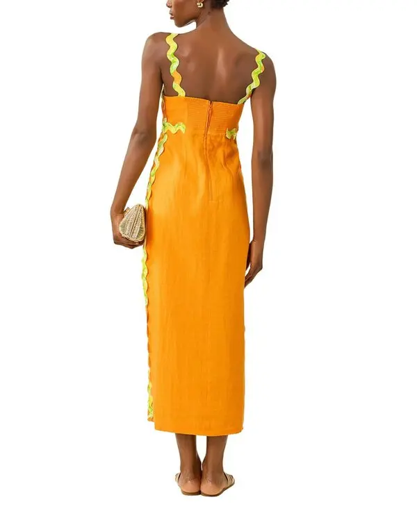 Lilly Pulitzer® Mikayla Linen Midi Dress - Citrus Cooler