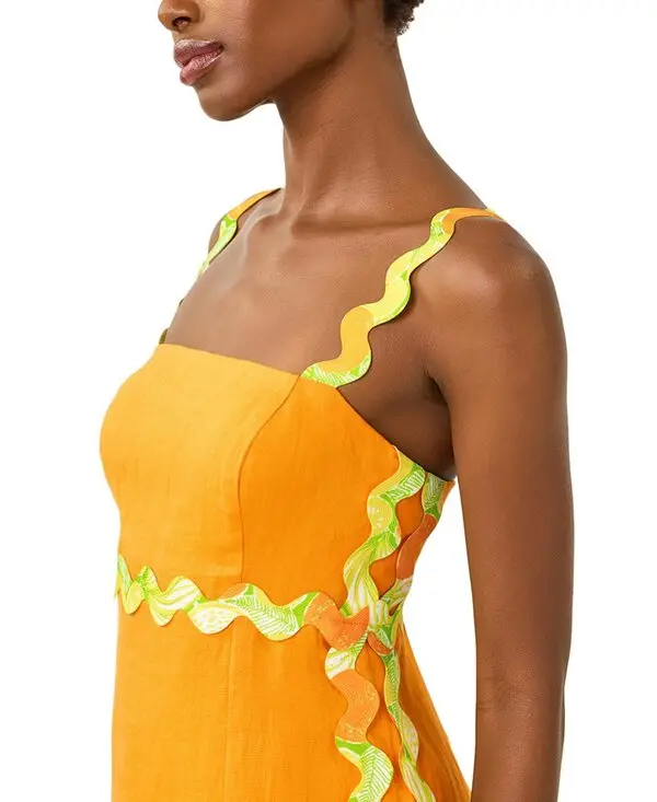 Lilly Pulitzer® Mikayla Linen Midi Dress - Citrus Cooler