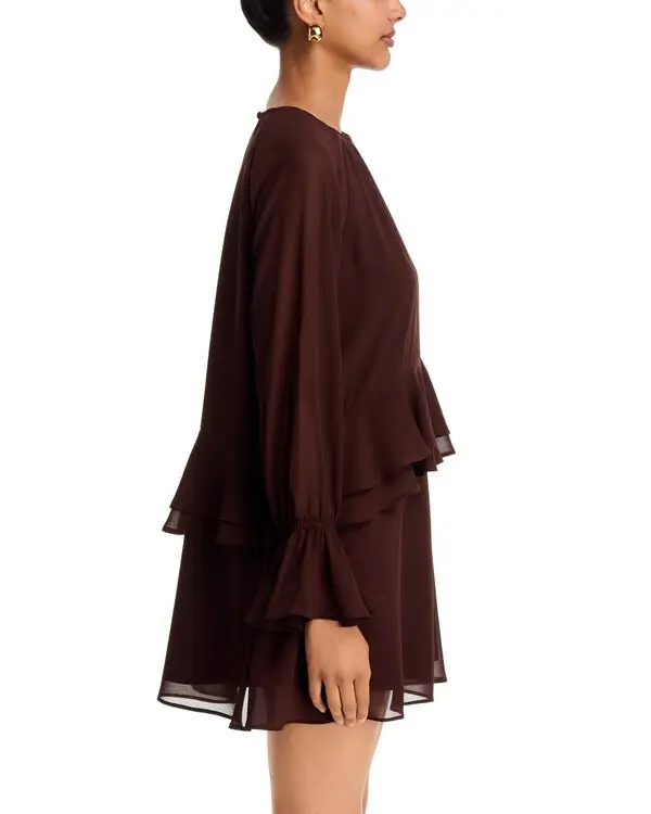 WAYF Faith Long Sleeve Mini Dress