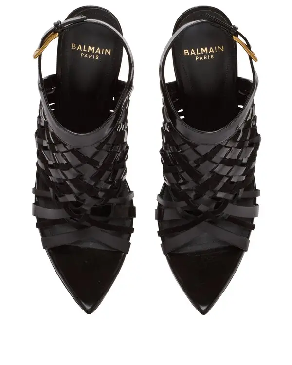 Balmain Fringed Sandals