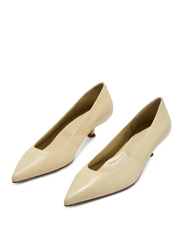 AeydĒ Leather Pointed Toe Pumps
