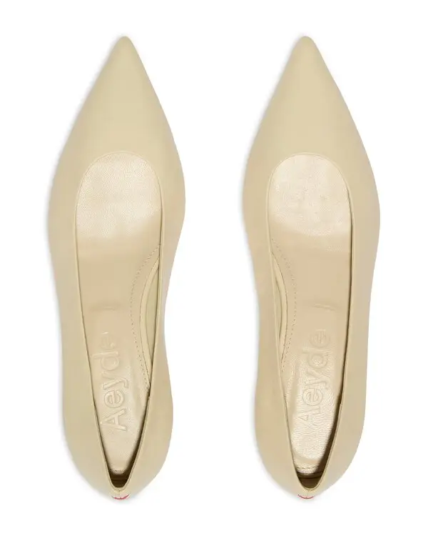 AeydĒ Leather Pointed Toe Pumps